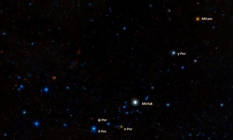 Mirfak (Alpha Persei): Star Type, Name, Location, Constellation | Star Facts