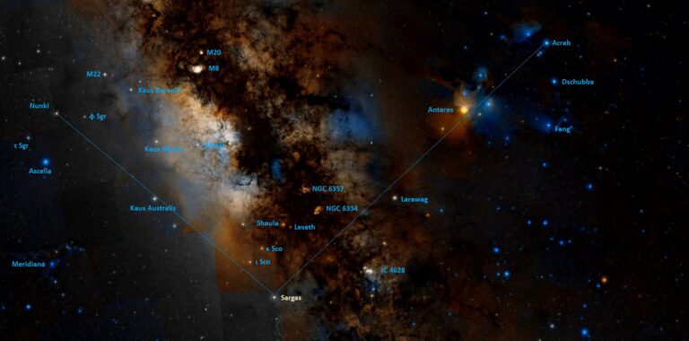 Sargas (Theta Scorpii) Star Type, Name, Location, Constellation | Star ...