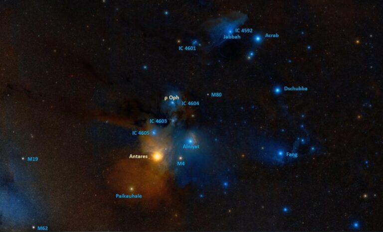 Rho Ophiuchi: Star System, Facts, Location, Constellation | Star Facts