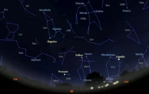 stars in the western sky northern hemisphere may | Star Facts